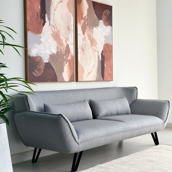 Gio Gray Fabric Sofa - Decora Home
