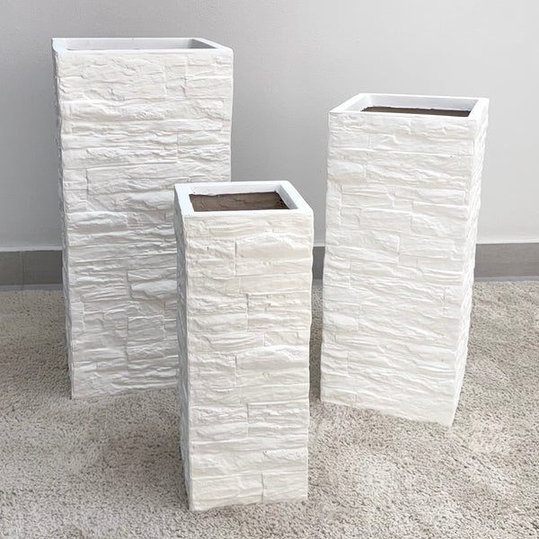 Basalt Stone Fiber Clay Planter - Decora Home