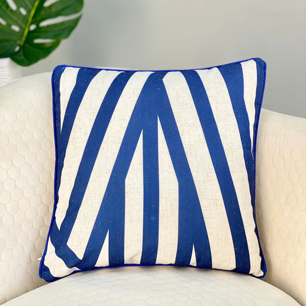 Classic Blue Stripes Pillow - Decora Home