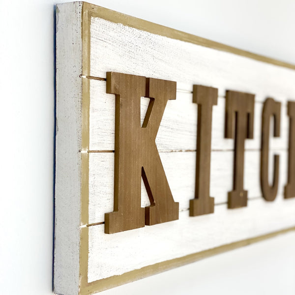Embossed Kitchen Wood Wall Art - Decora Home